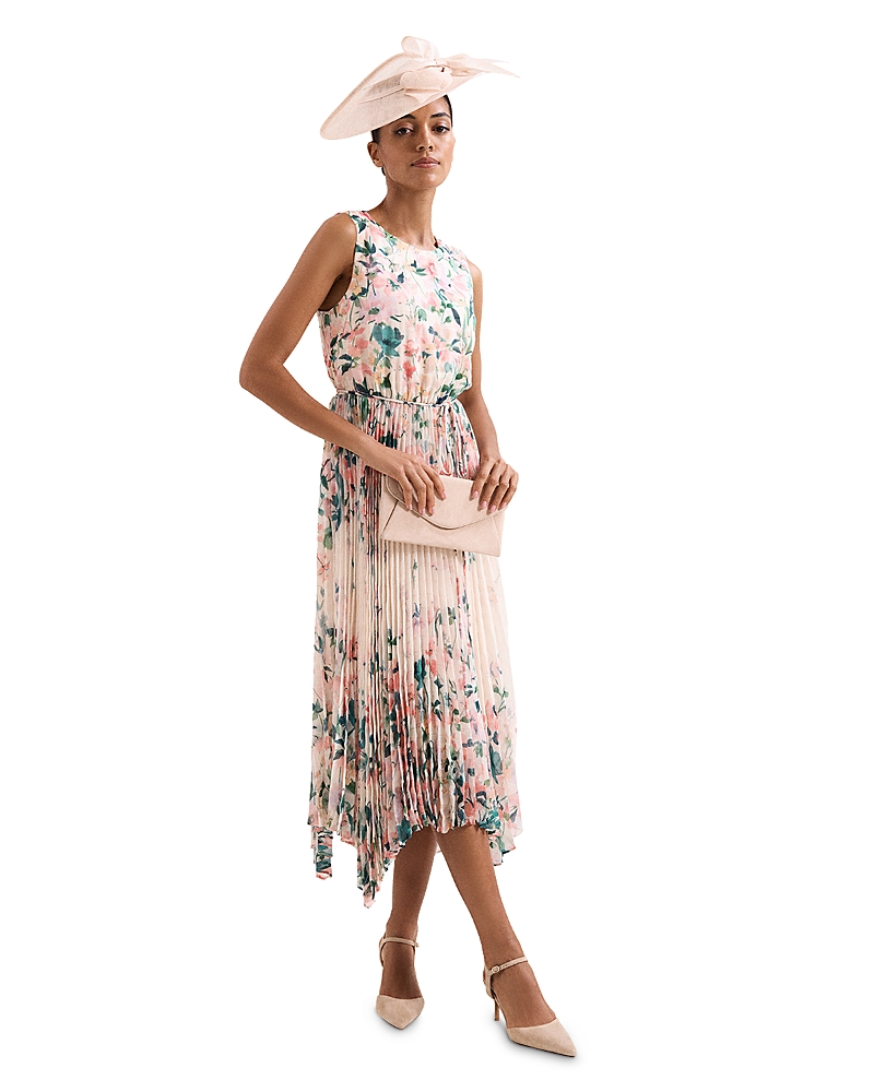 PHASE EIGHT Georgiana Floral Print Midi Dress
